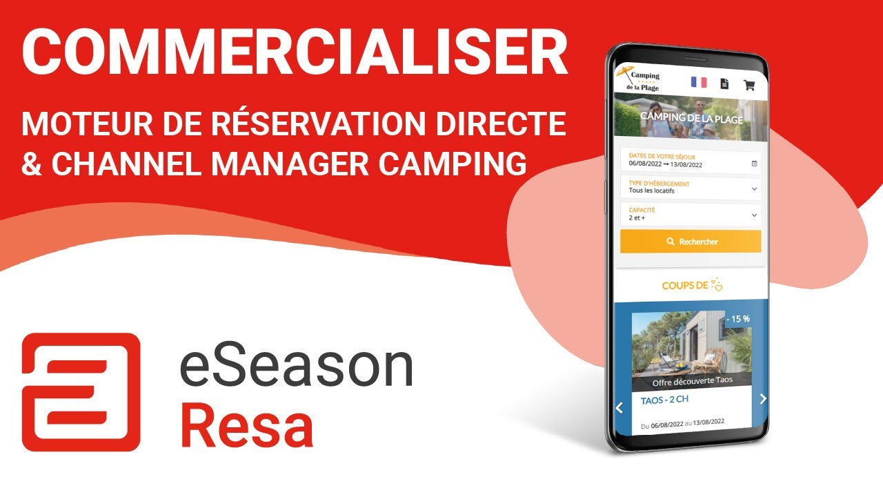 eSeason Resa - Logiciel de réservation camping & Channel manager - YouTube