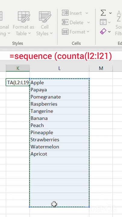 Auto fill serial number | Generate Serial Number Using Excel Sequence Formula in Urde Hindi # ...