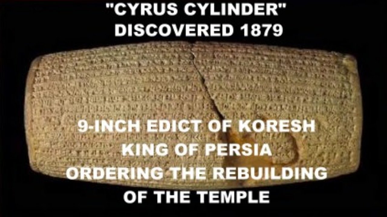 EZRA - Chapter 1 ONWARD - "The LORD Stirred The Spirit Of Cyrus King Of ...