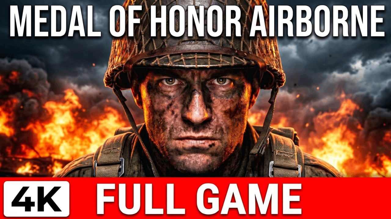 Medal of Honor: Airborne FULL GAME Walkthrough No Commentary 4K 60FPS ...