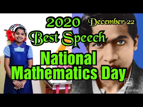 National Mathematics Day Speech 2020/Speech on National Mathematics Day ...