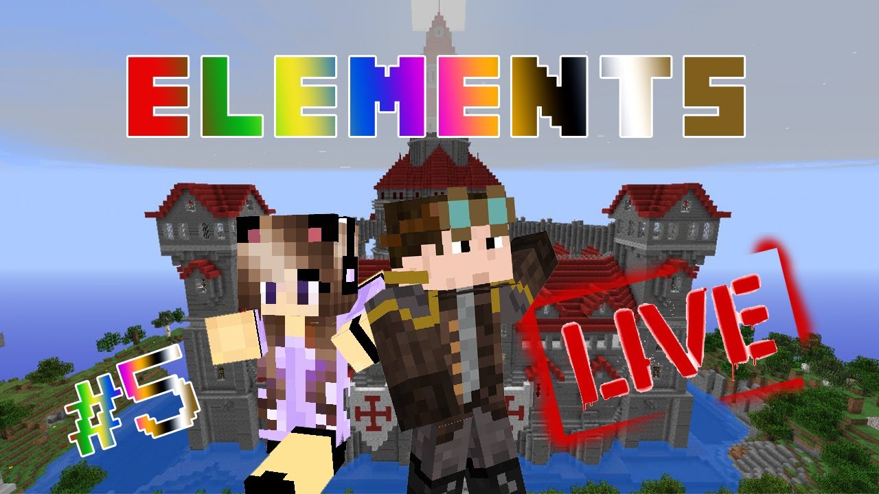 Minecraft - Elements Custom Map [Live] #5 - YouTube