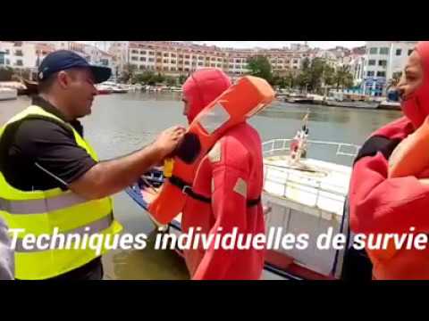techniques individuelles de survie en mer - YouTube