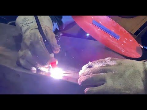 Welding with Protig 205 Vulcan Welder - YouTube