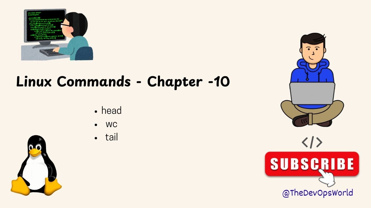 Linux Commands chapter -10 | #devops #thedevopsworld - YouTube