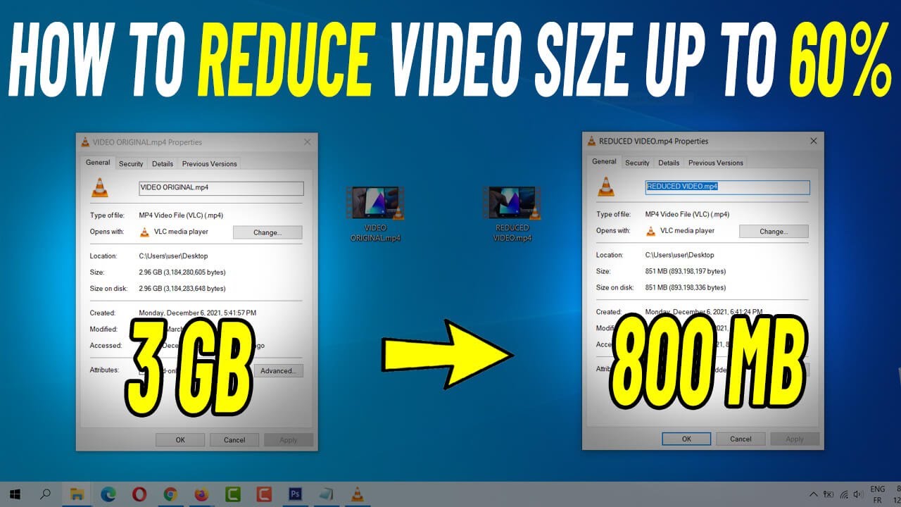 Reduce Video Size Up To 60% Without Losing Quality | How To Compress ...