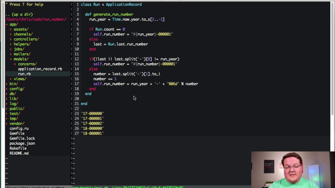 Code Review Run Number Refactoring Preview Youtube