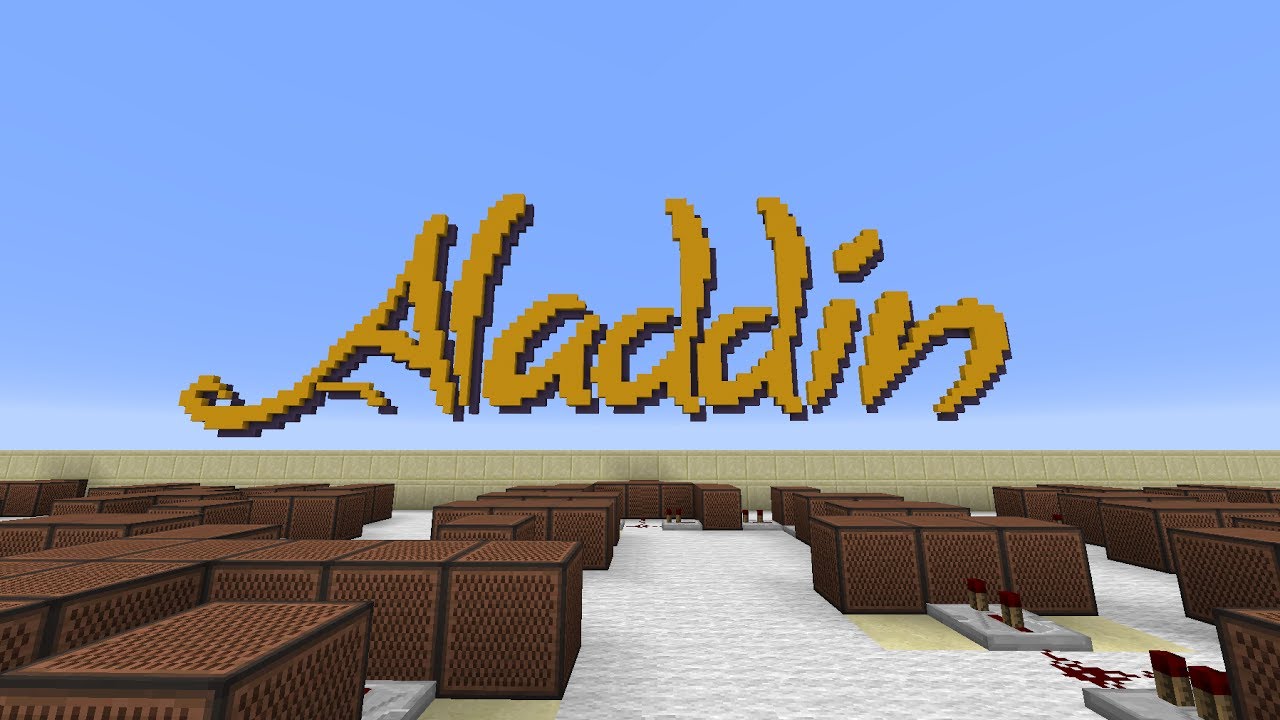 Aladdin - Prince Ali [Minecraft Noteblocks] - YouTube