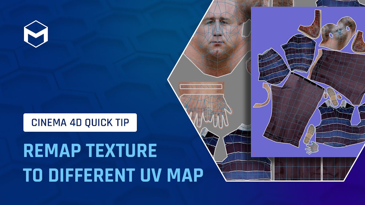#C4DQuickTip 215: Remap Texture to Different UV Map in Cinema 4D - YouTube