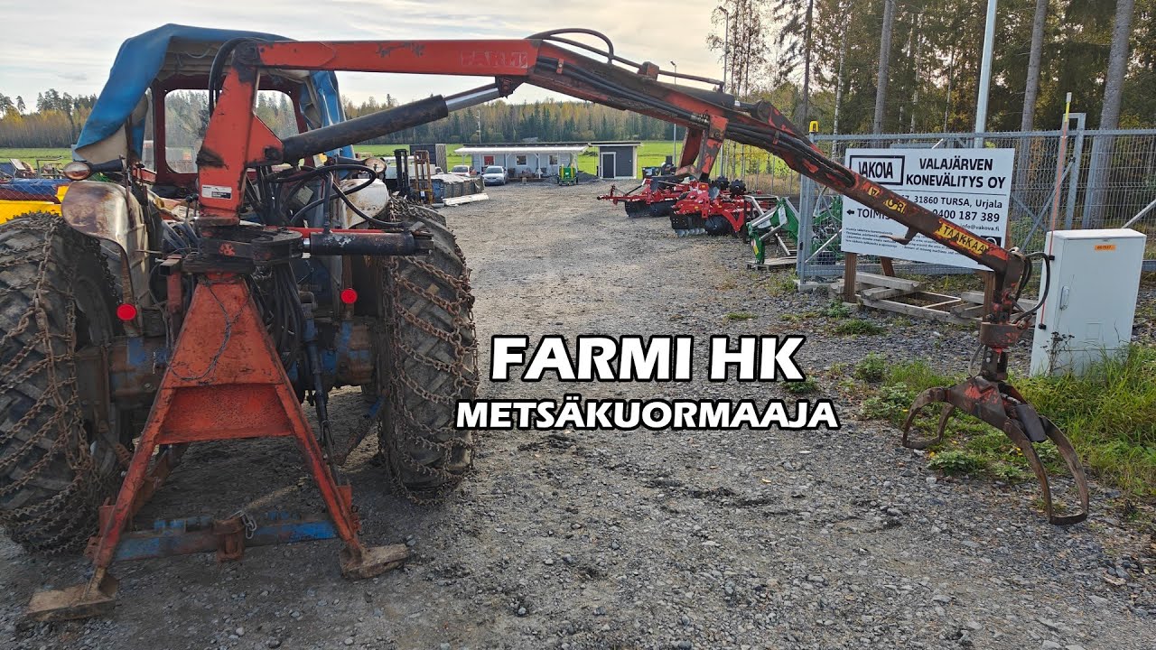 Farmi HK metsäkuormaaja - YouTube