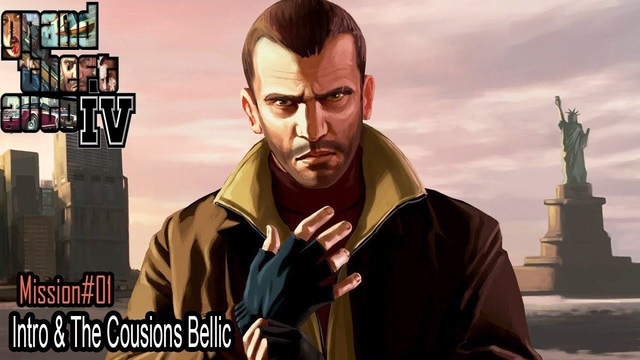 GTA IV Intro & Mission #1 The Cousins Bellic - YouTube