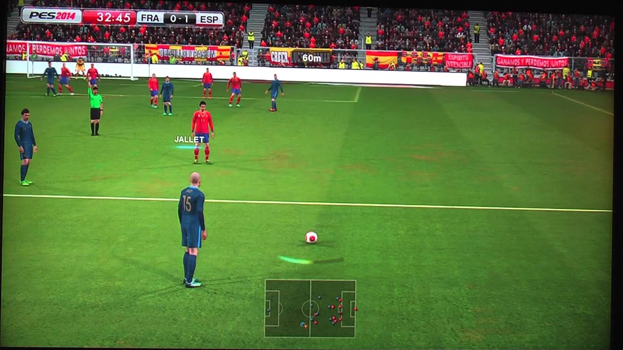 PES 2014. Demo 2. PS3. France Spain. - YouTube
