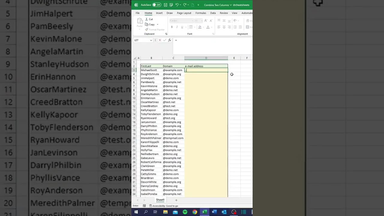 Combine Multiple Cells In ExcelLearn Excel Tricks youtuber youtube Combine Multiple Cells In ExcelLearn Excel Tricks youtuber youtube