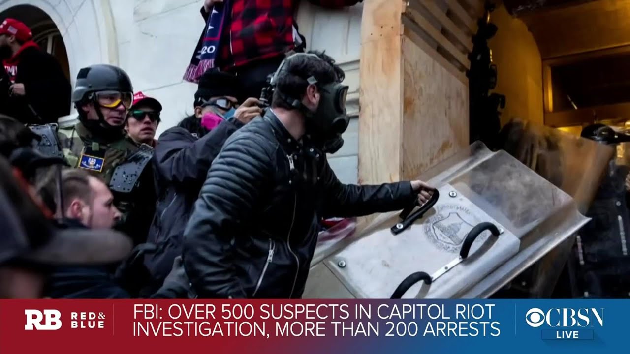 Fbi Has Identified Over 500 Suspects In Capitol Riot Investigation And