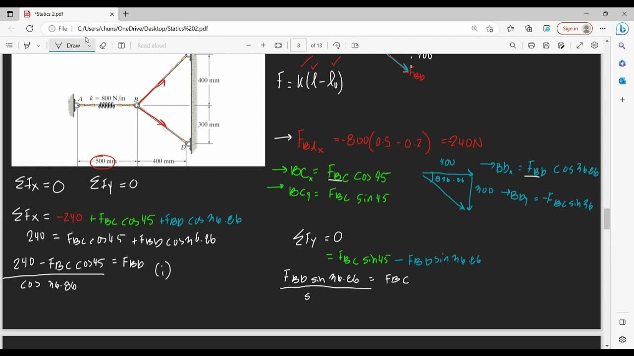 Particle Equilibrium Practice Problems (Part 2) - YouTube