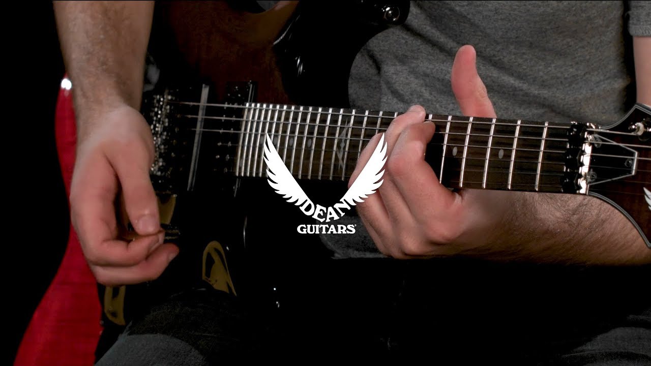 Dean Custom Zone II Floyd Electric Guitar, Black | Gear4music demo ...