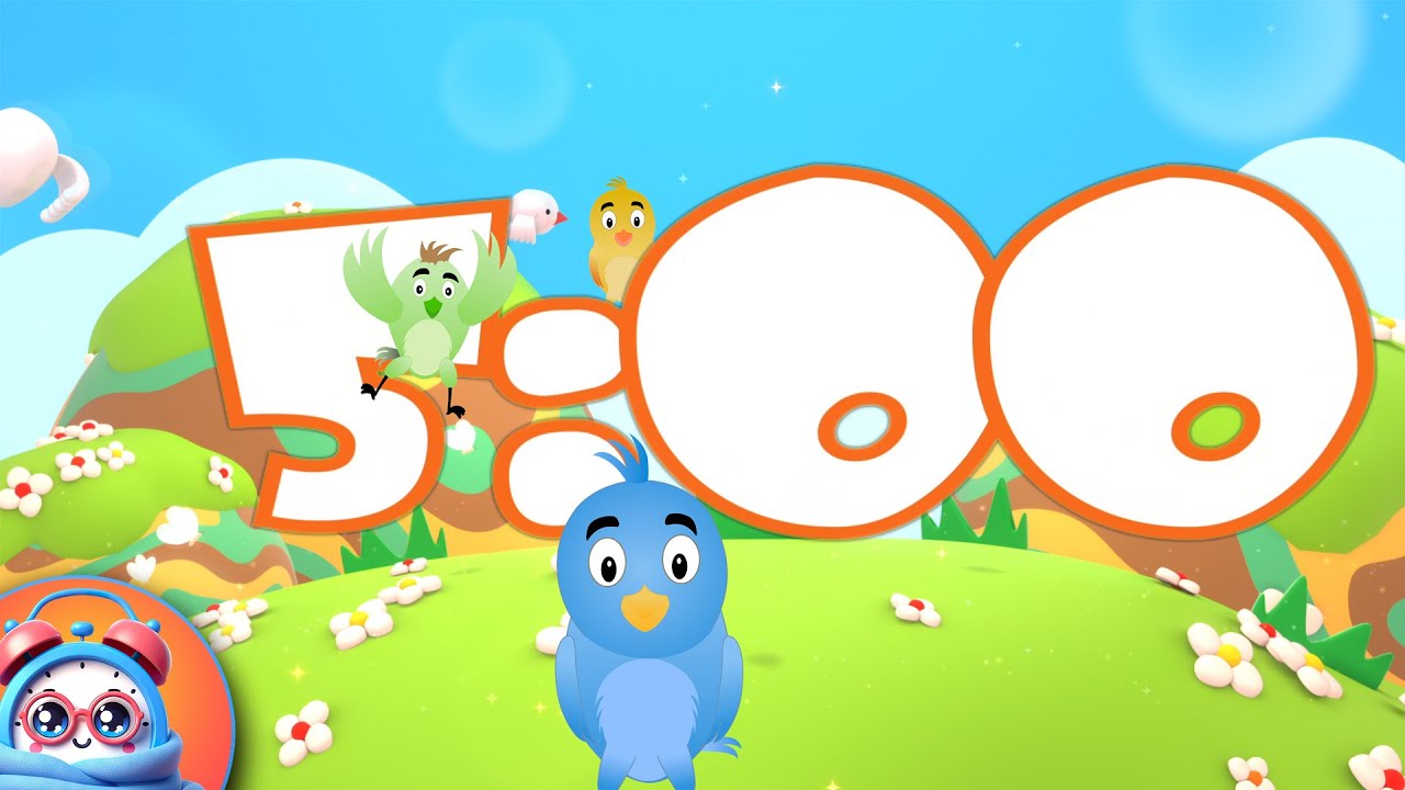 5 Minute Countdown Timer Calm music Cute Cartoon Birds - YouTube