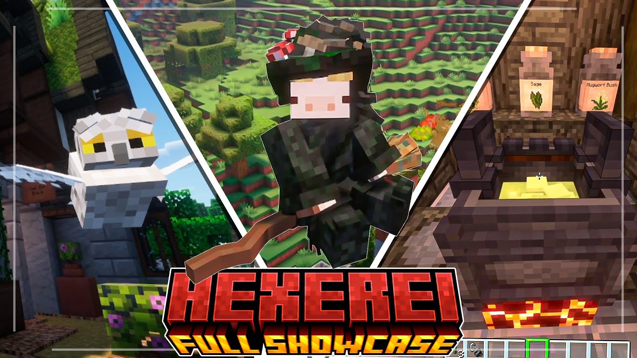 The best magic and sorcery mod!! Hexerei Full Showcase - YouTube