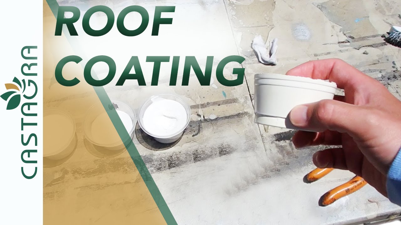 Roof Coating For Flat Roofs - Fast Cure and EXTREME Strength!! - YouTube