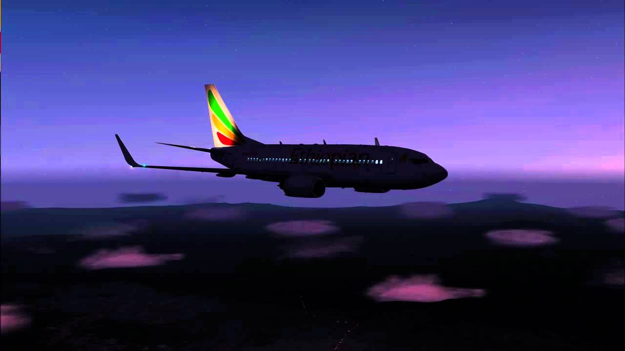 Ethiopian Airlines ET871 737-700 ET-ALN Lilongwe - Addis Ababa - YouTube