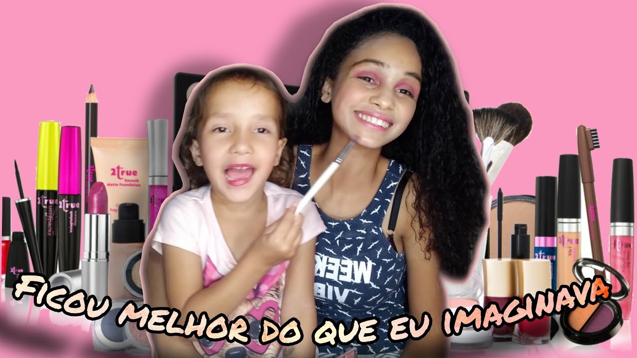 Deixei Minha Irmã De 4 Anos Me Maquiar Youtube