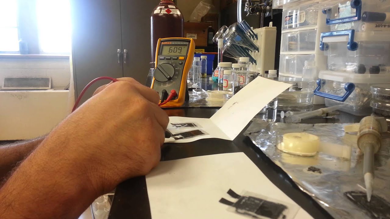 More tests on electrolytes for Graphene battery. - YouTube