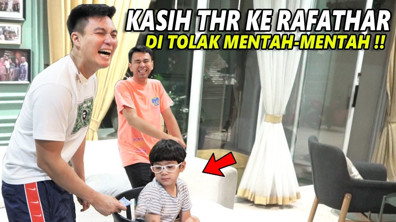 RAFATHAR DIKASIH THR MALAH NOLAK.. DAN JAWABANNYA MASYAALLAH..RAFATHAR CALON PEMIMPIN BANGSA ...