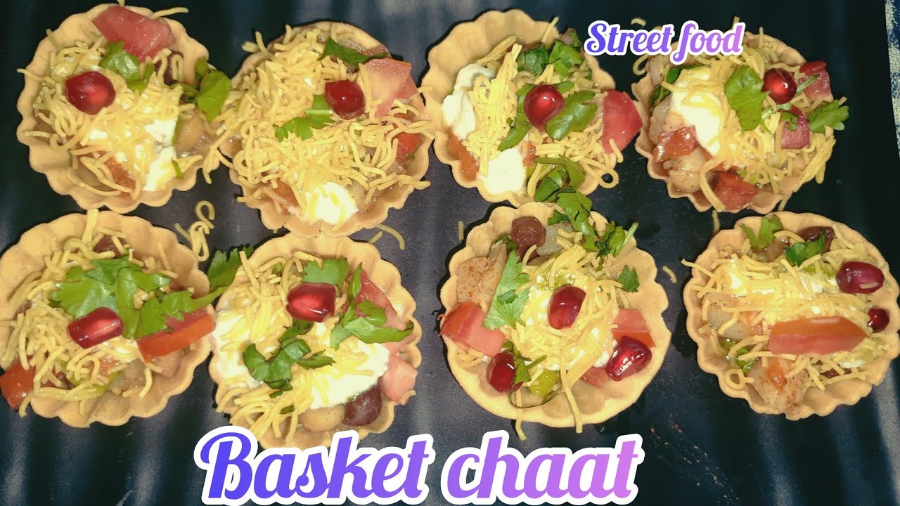 Basket chaat/ katori chaat/homemade / chaat recipe/street food@ real ...