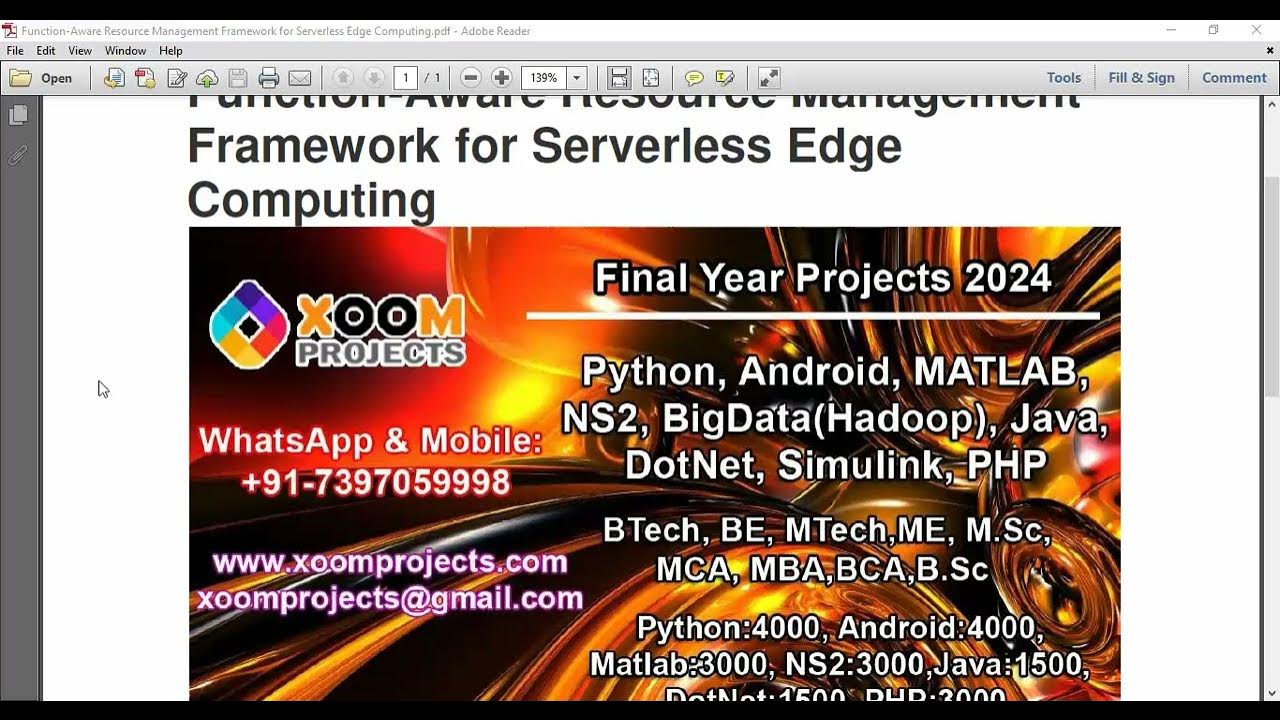 Function Aware Resource Management Framework for Serverless Edge Computing - YouTube