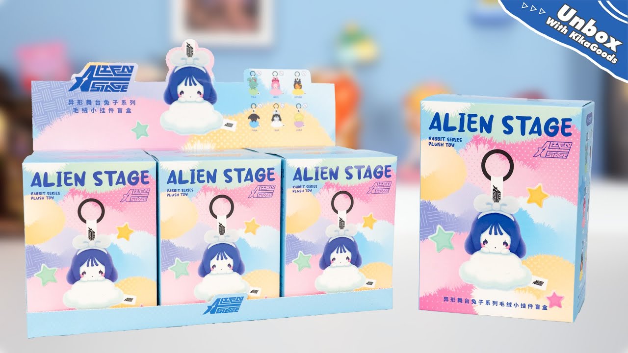 Unboxing Alien Stage Rabbit Series Plush Pendant Blind Box #kikagoods # ...