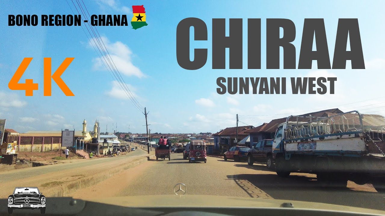 Chiraa Drive in the Sunyani West Bono Region of Ghana 4K - YouTube