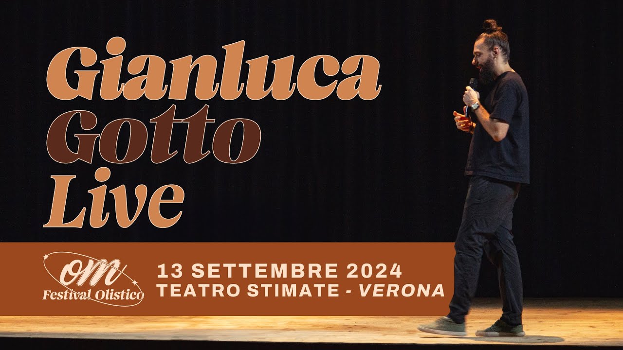 Gianluca Gotto a teatro: "Il primo passo verso il benessere" - YouTube