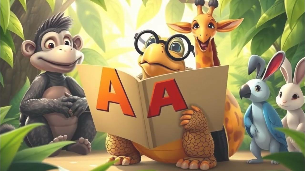 Jungle Alphabet Adventure with Ellie the Elephant! 🌿🐒🐘 | Learn ABCs in ...