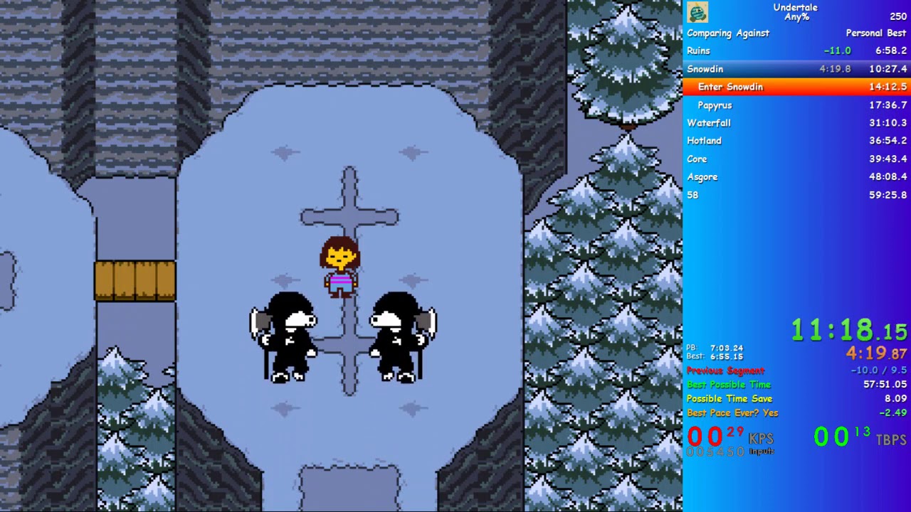 Undertale Any% Speedrun in 59:18 - YouTube