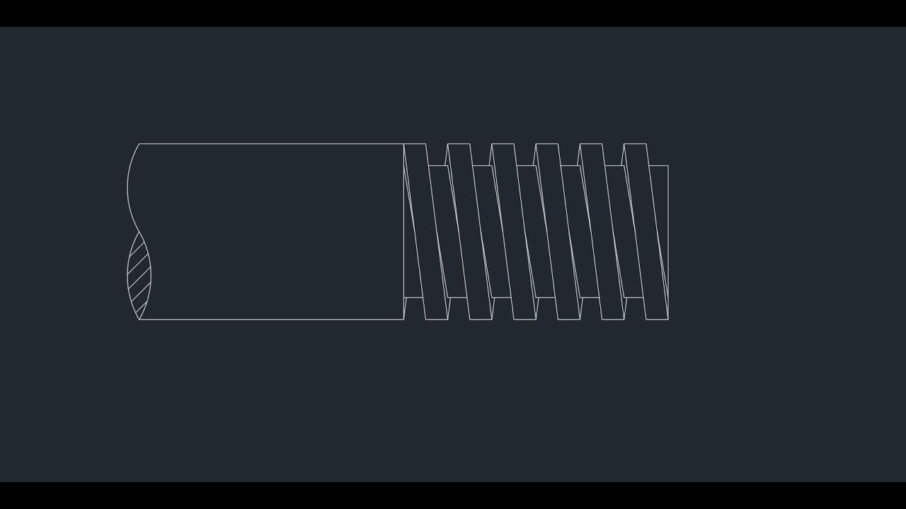 Making Detailed Square Threads - YouTube