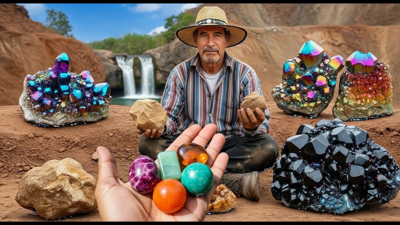 Unearthing Earth's Treasures The Art of Gemstone Extraction - YouTube