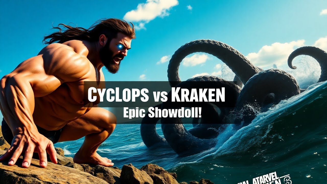 Cyclops vs Kraken Epic Clash of Titans - Who Will Dominate the Land and ...