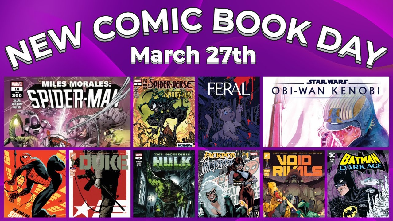 New Comic Book Day March 27th - YouTube