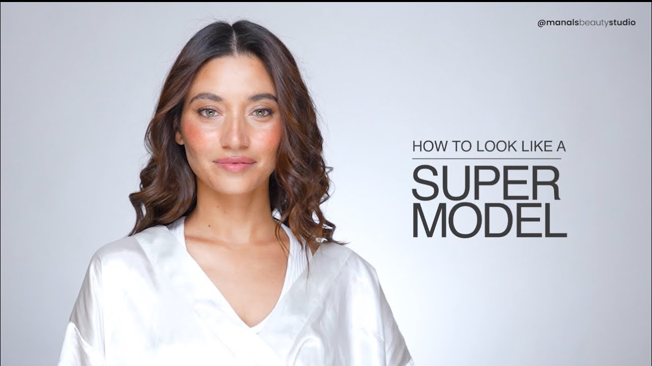 SUPERMODEL MAKEUP AND HAIR | MANALS BEAUTY STUDIO - YouTube