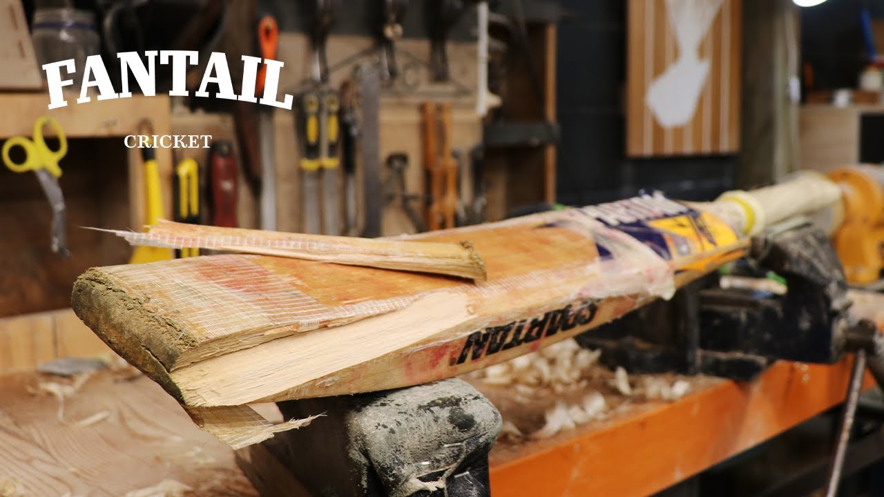Transforming a moisture damaged bat - Cricket Bat Repair EP 15 - YouTube