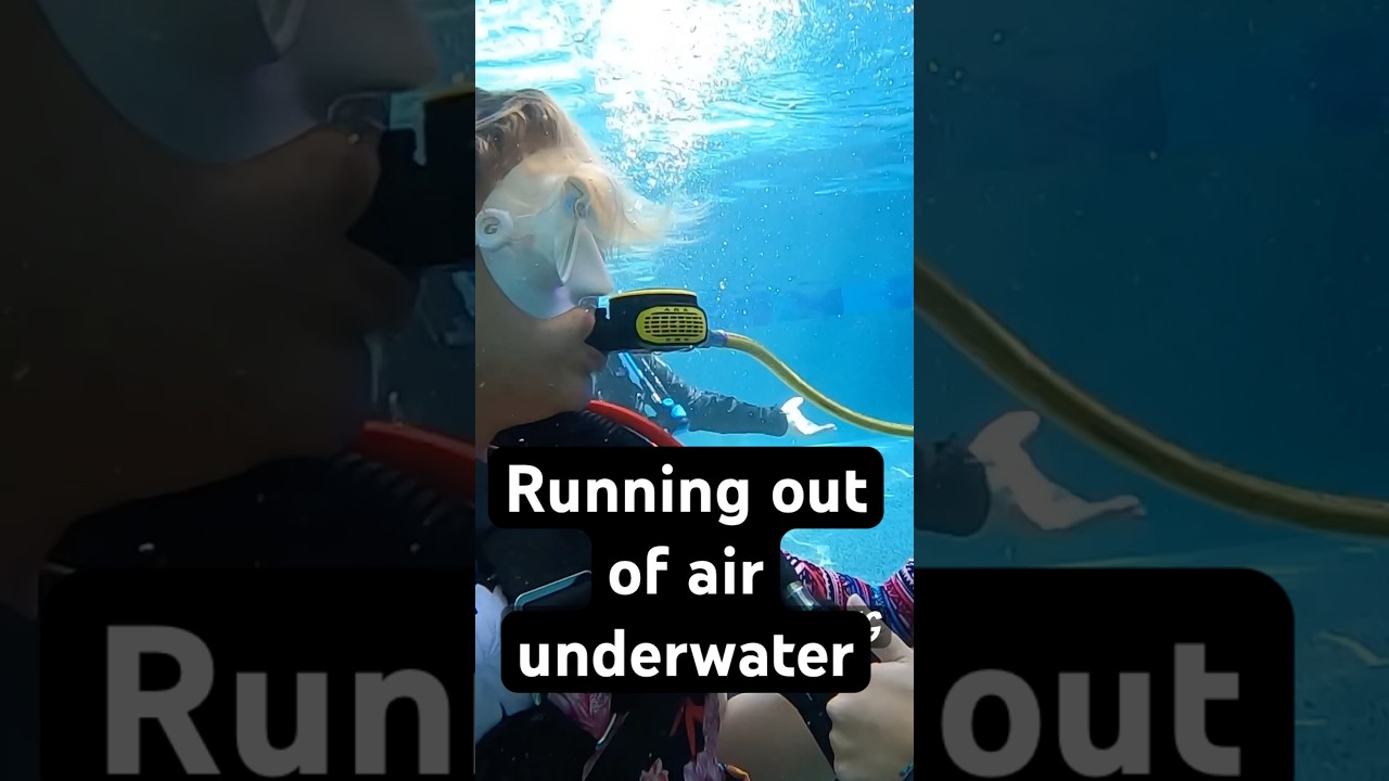 How to practice running out of air while Scuba Diving 🛟🤿 #scubadiving # ...