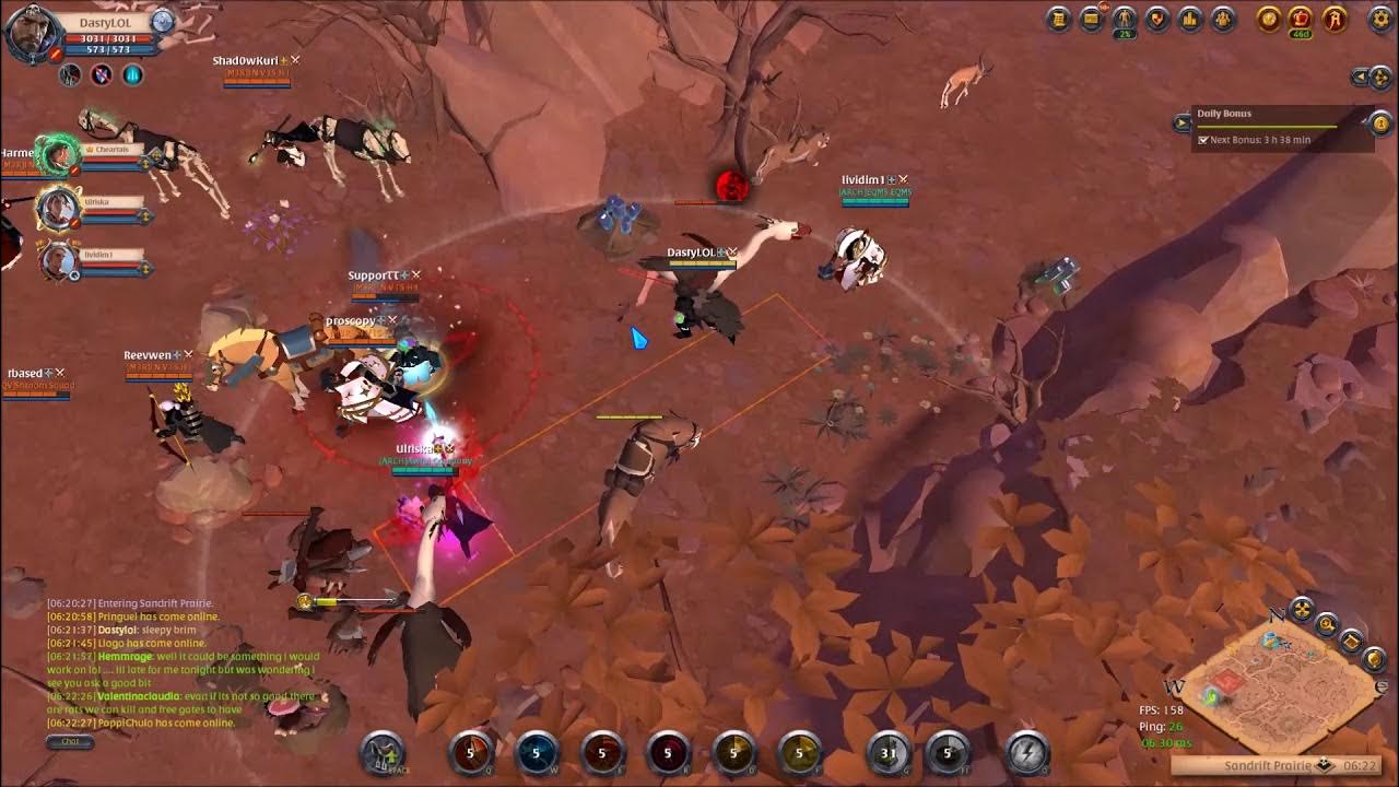 Albion Online Bloodletter POV Small Scale Outnumbered 4vXX - YouTube