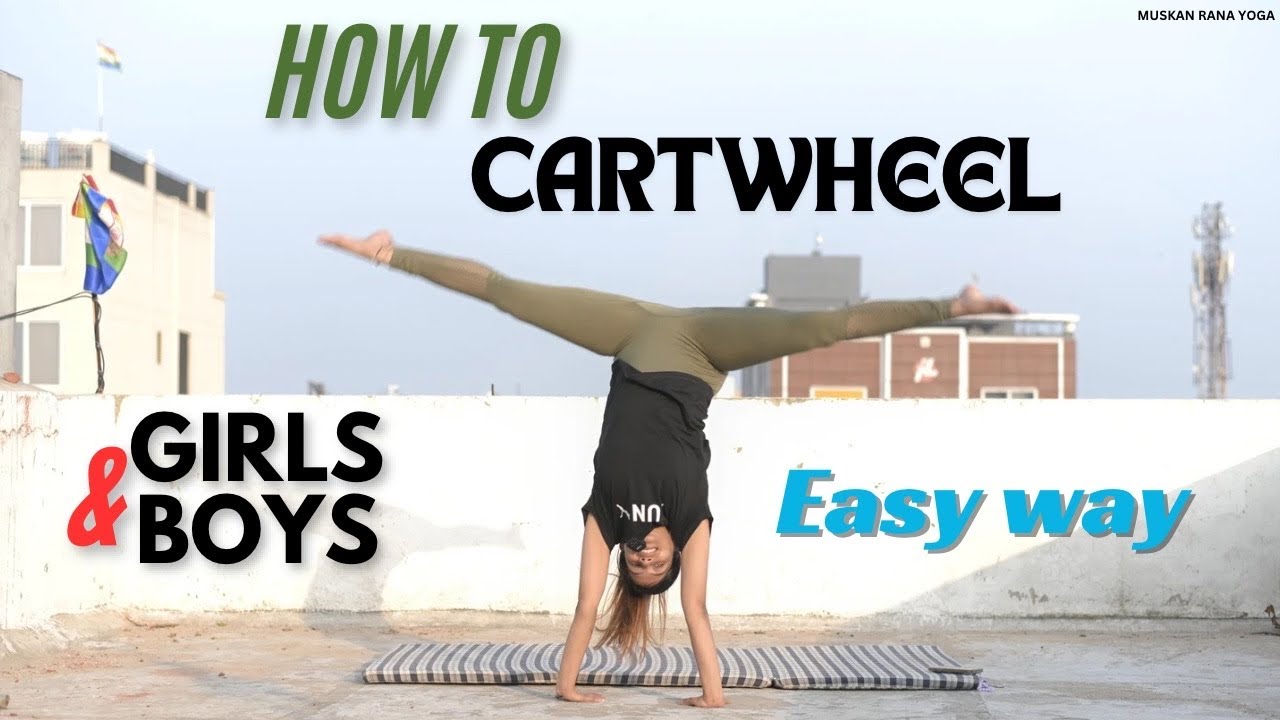 Learn cartwheel step by step | For girls & boys | easy way to learn ...