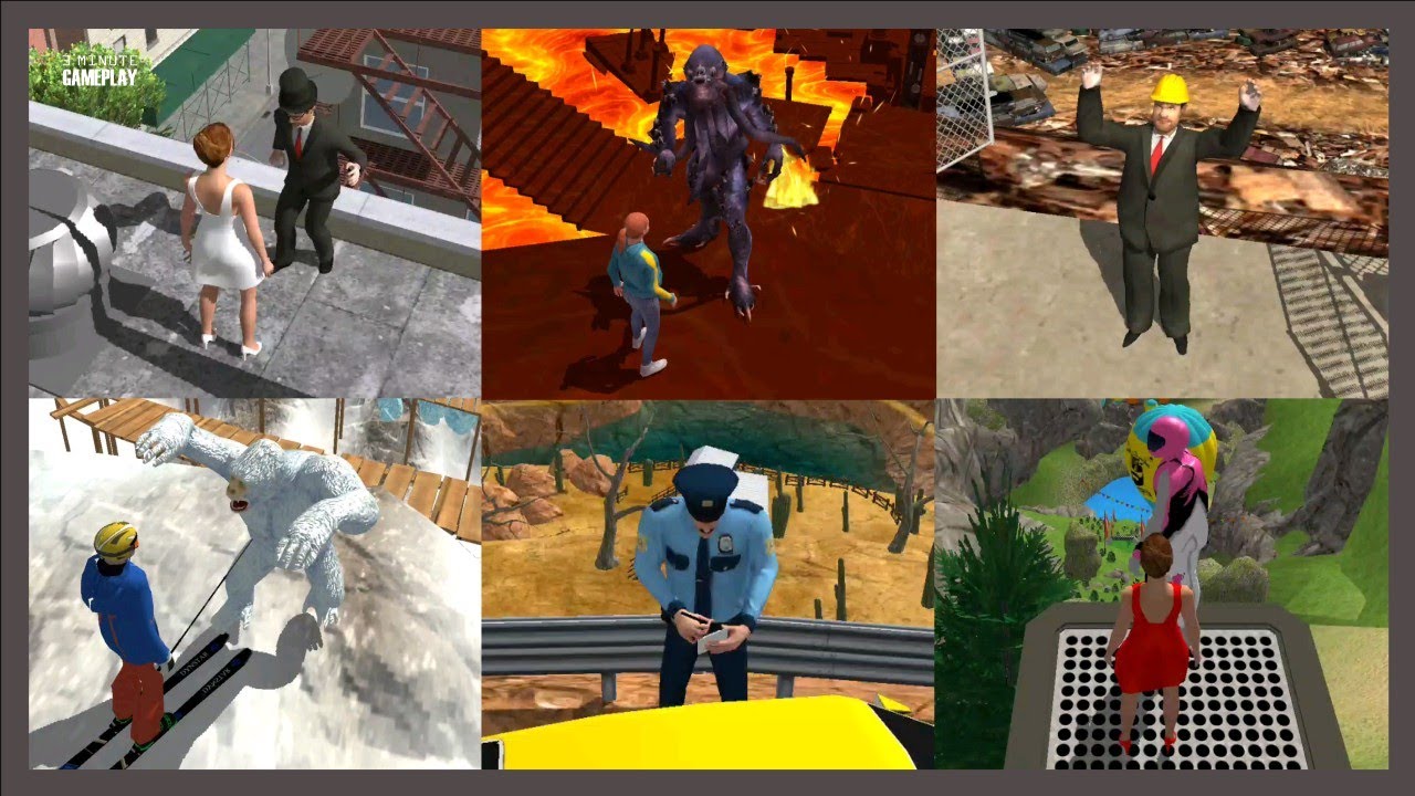 Falling Art Ragdoll Simulator | ALL MAP in 3 Minute Gameplay - YouTube