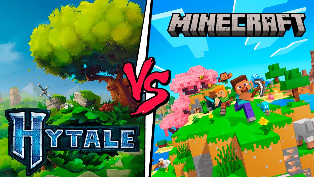 HYTALE VS MINECRAFT - YouTube