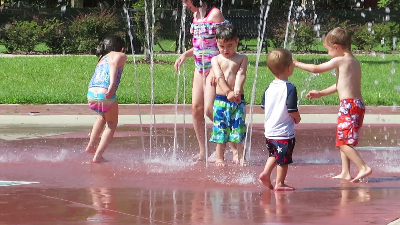 ***SUMMER SPLASH PAD!*** (DAY 629) - YouTube