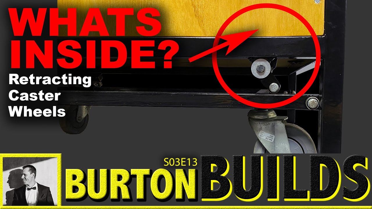 441lbs! Retracting Caster Wheels - How To DIY | Workbench (Part 2 ...