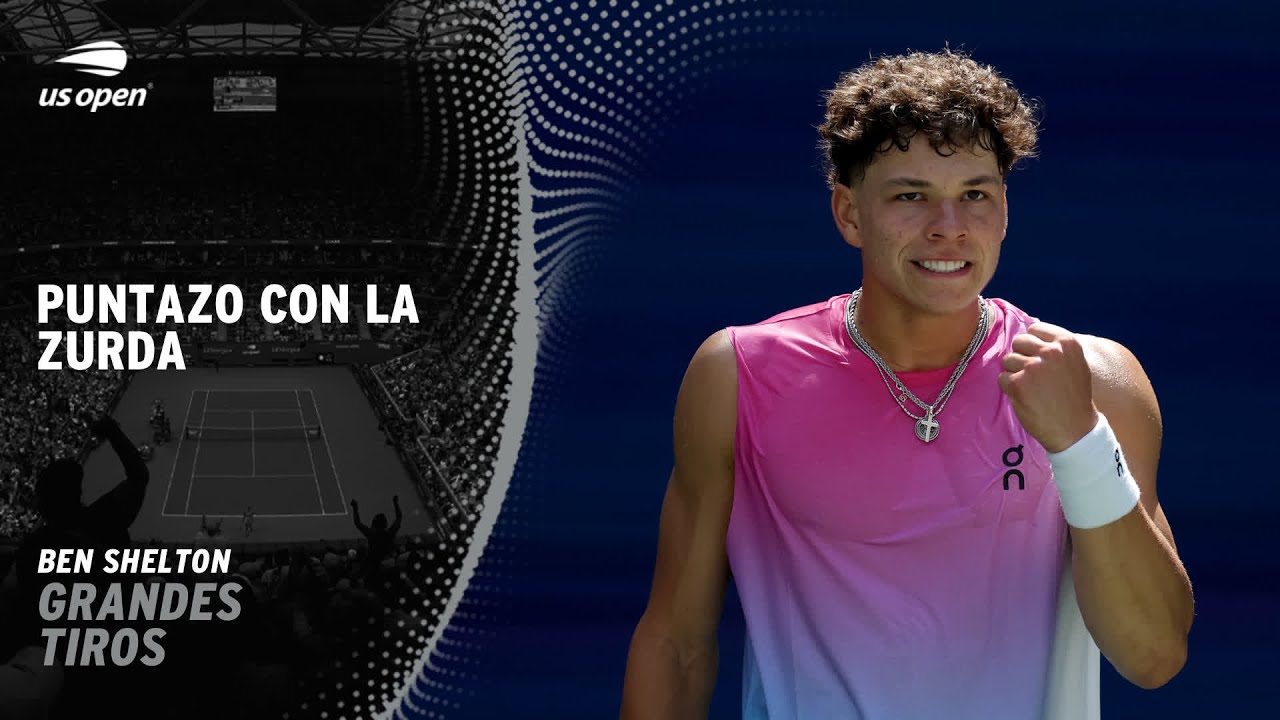 Ben Shelton Persevera y Sale Arriba con la Zurda | US Open 2024 - YouTube