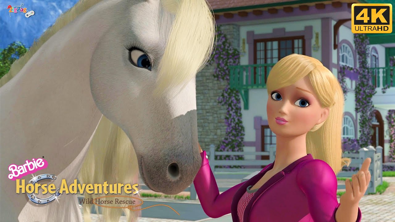 Barbie Horse Adventures Wild Horse Rescue | Completo Full Movie Game ...