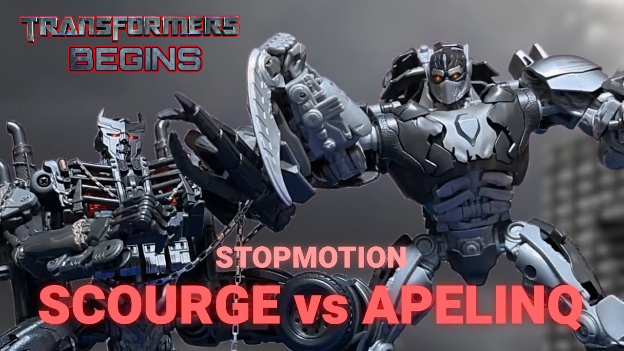 [PART7] STOPMOTION - Apelinq vs Scourge - TRANSFORMERS BEGINS PART7 ...